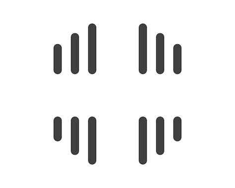 햄버거 메뉴 아이콘 버튼 웹 사이트 Ui 내비게이션 모바일 앱 터 요소 사용자 인터페이스 아이콘 프리미엄 벡터