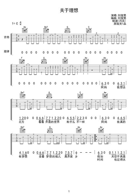 当你吉他谱 吉他猫