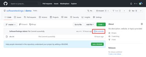 Verify Committed Changes In GitHub Updated