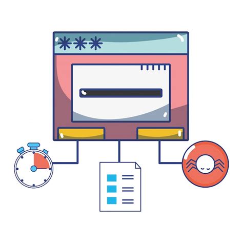 Premium Vector Technology Computing Cartoon