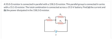 Solved A Ω resistor is connected in parallel with a Chegg com