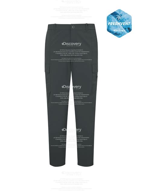 디스커버리 익스페디션 프레시벤트 남성 테이퍼드 카고팬츠 Dark Gray