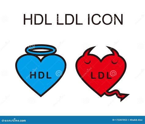 Good And Bad Cholesterol Icon Stock Vector Illustration Of Attack