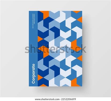 Simple Front Page A Design Vector Stock Vector Royalty Free Shutterstock