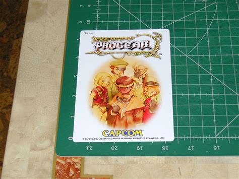 Progear Custom Colored CPS Game Board Label Sticker CAPCOM Ver Designed In High