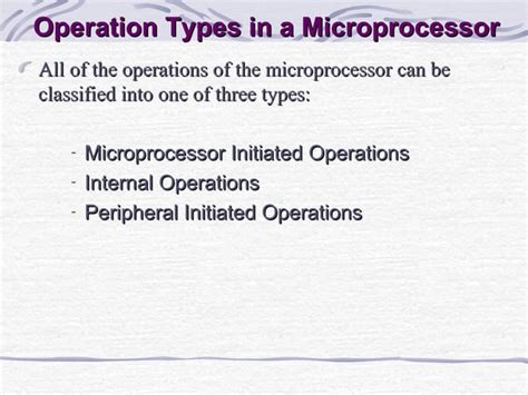 Microprocessor Ppt Operating Systems Computer Software And