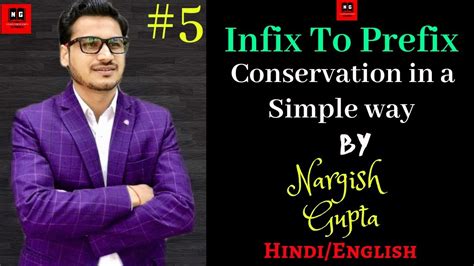 infix to prefix conversion using stack data structure part 1 5 youtube