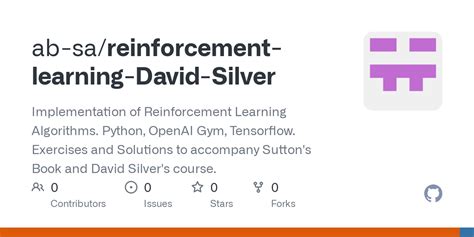 Github Ab Sareinforcement Learning David Silver Implementation Of Reinforcement Learning