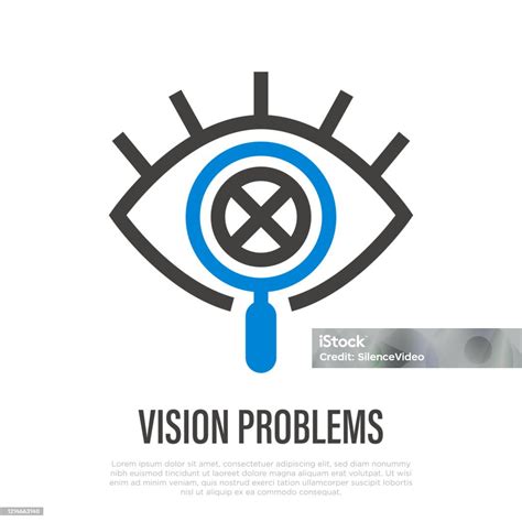 비전 손실 얇은 라인 아이콘입니다 알츠하이머 병의 증상 의료 및 의료 벡터 그림 시력에 대한 스톡 벡터 아트 및 기타 이미지 시력 문제 아이콘 Istock