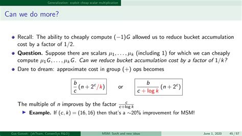 Multi Scalar Multiplication State Of The Art And New Ideas Pdf Programming Languages