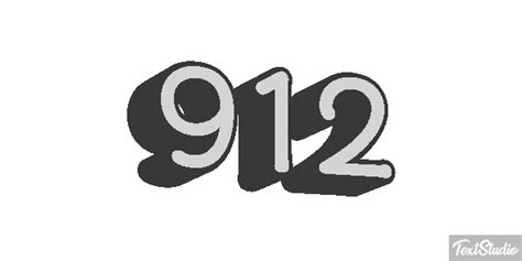 912 Number Animated  Logo Designs