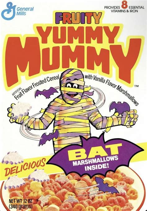Fruity Yummy Mummy Cereal Released In 1987 By General Mills R The1980s