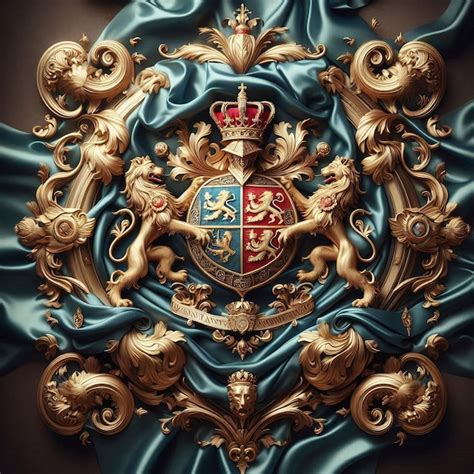 Army Or State Coat Of Arms Premium Ai Generated Image