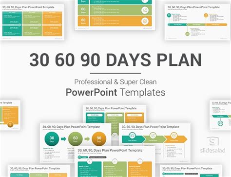 30 60 90 Days Plan Powerpoint Template Slidesalad