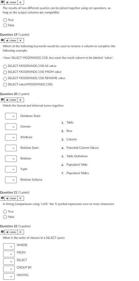 Solved The Results Of Two Different Queries Can Be Joined