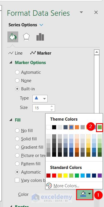 How To Change Marker Shape In Excel Graph 3 Easy Methods