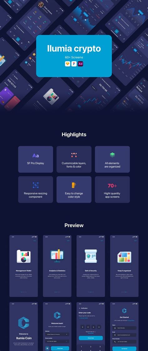 Ilumia Crypto Mobile App Crypto App Ui Kit Mobile App App Ui Mobile