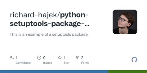 Github Richard Hajekpython Setuptools Package Template This Is An Example Of A Setuptools