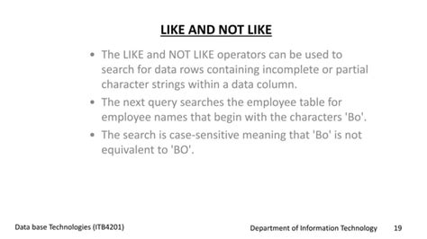 Sql Logical Operators Pptx