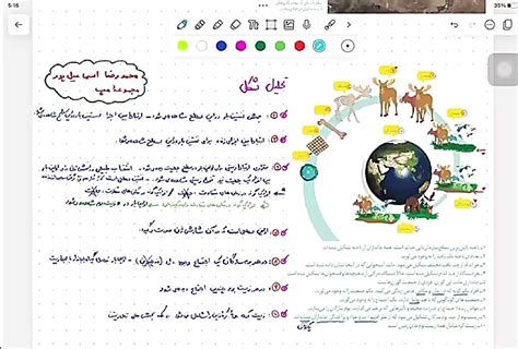 تحلیل شکل سطوح سازمان یابی حیات فصل یک زیست دهم