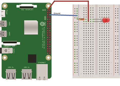 Raspberry Pi Circuit Board Diagram