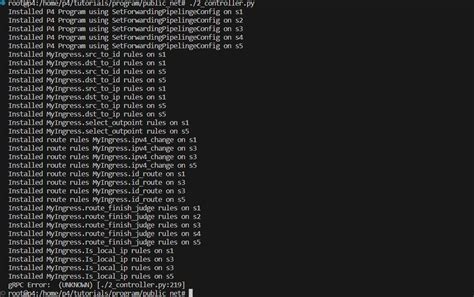 problems encountered with p4runtime getting started with p4 p4
