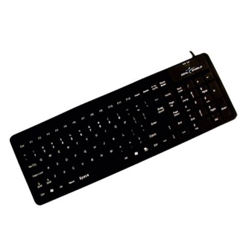 Seal Shield Seal Flex USB QWERTY Keyboard Black
