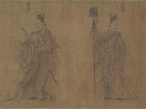 东晋 顾恺之 列女传·仁智图局部