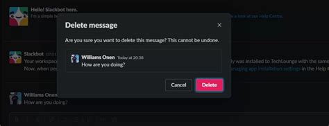 How To Delete Slack Messages Tech Lounge