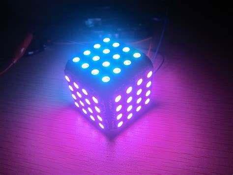 Ws2812b Led Cube 96 For Arduino Colorful Magic From Alexchu On Tindie