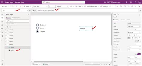 Radio Button Checkbox And Toggle Powerapps Control
