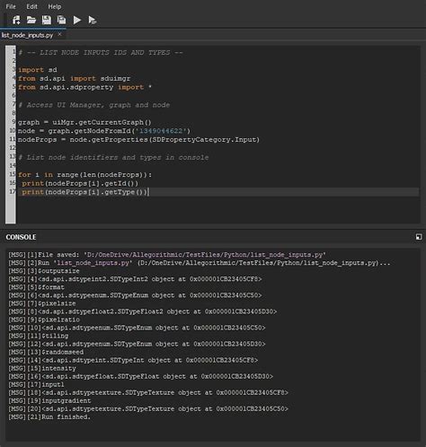 Python Editor Substance 3d Designer