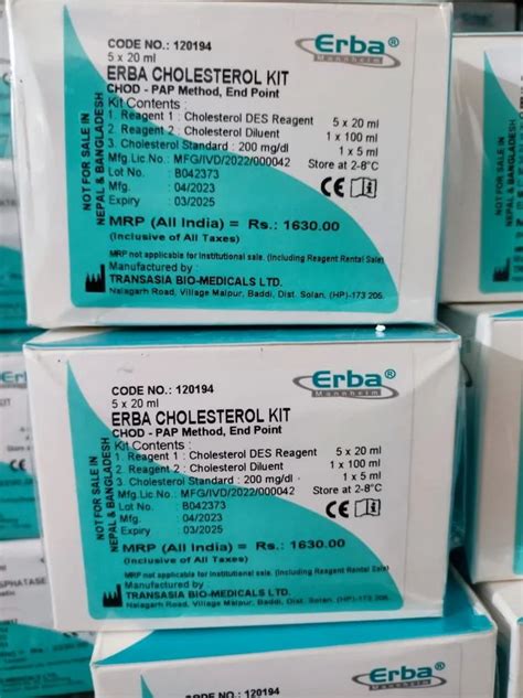 Cholesterol Test Kit Cholesterol Kit Latest Price Manufacturers And Suppliers