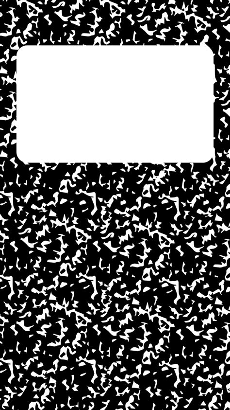Composition Notebook Background Png