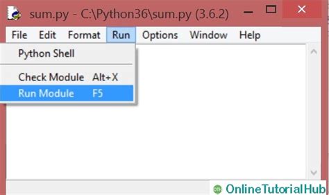 Python 6 Execution Of Python Onlinetutorialhub