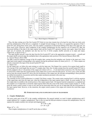 DESIGN AND VHDL IMPLEMENTATION OF POINT FFT USING TWO STRUCTURE POINT FFT IFFT PDF