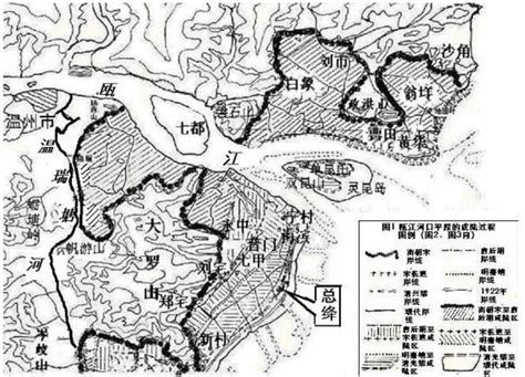 Map Of The Epeirogenic Process Of Wenzhous Coastal Plain Around The