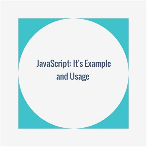 What Is Javascript Its Example Usage Code Topology
