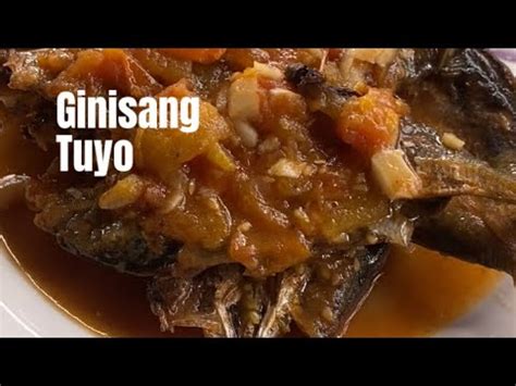 Ginisang tuyo - YouTube