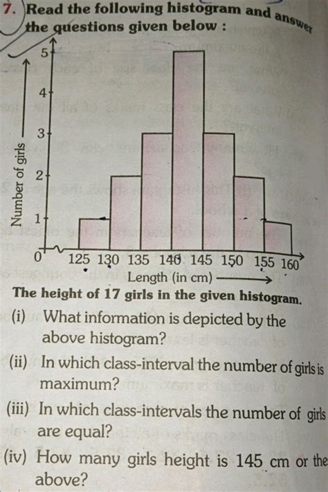 7 read the following histogram and answe the questions given below t
