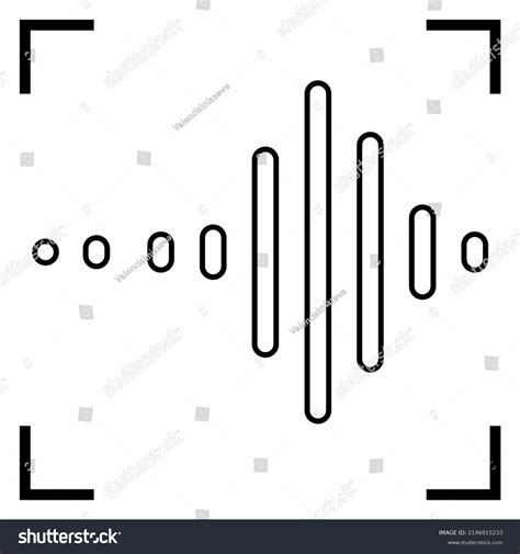 Vector Voice Recognition Line Icon Voice Stock Vector Royalty Free
