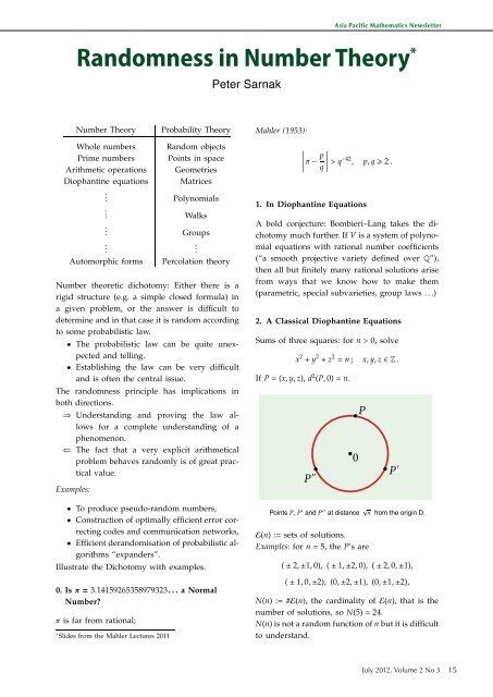 Number Theory Examples