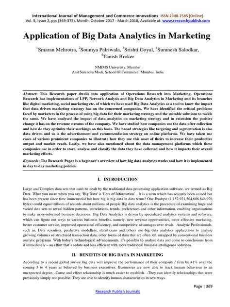 application of big data analytics 5089 pdf analytics big data
