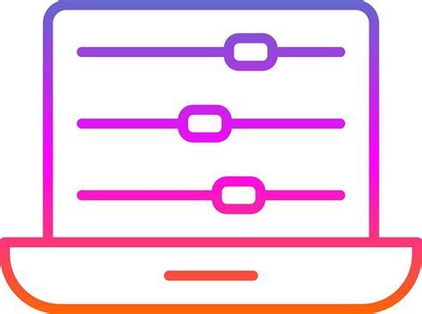 Sliders Line Gradient Icon Design 43894524 Vector Art At Vecteezy