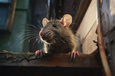 Premium Ai Image Rat In The House