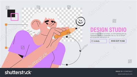 Woman Working On Ui Ux Design Stock Vector Royalty Free 2159979027 Shutterstock