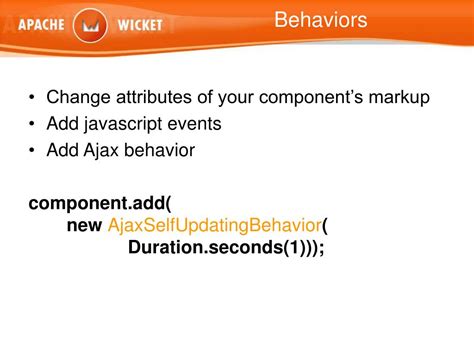 Ppt Apache Wicket Web Applications With Just Java Powerpoint