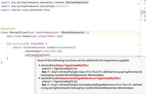 Java Rsocket Retrieveflux With Kotlin Stack Overflow