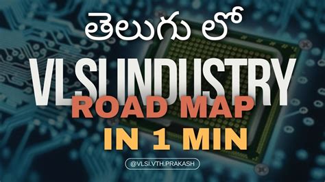 Vlsi Roadmap In 1minvlsi Roadmap In Teluguvlsi Vth Prakash Youtube