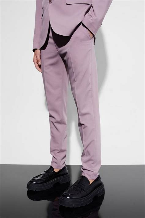 Super Skinny Suit Trousers Boohoo Uk